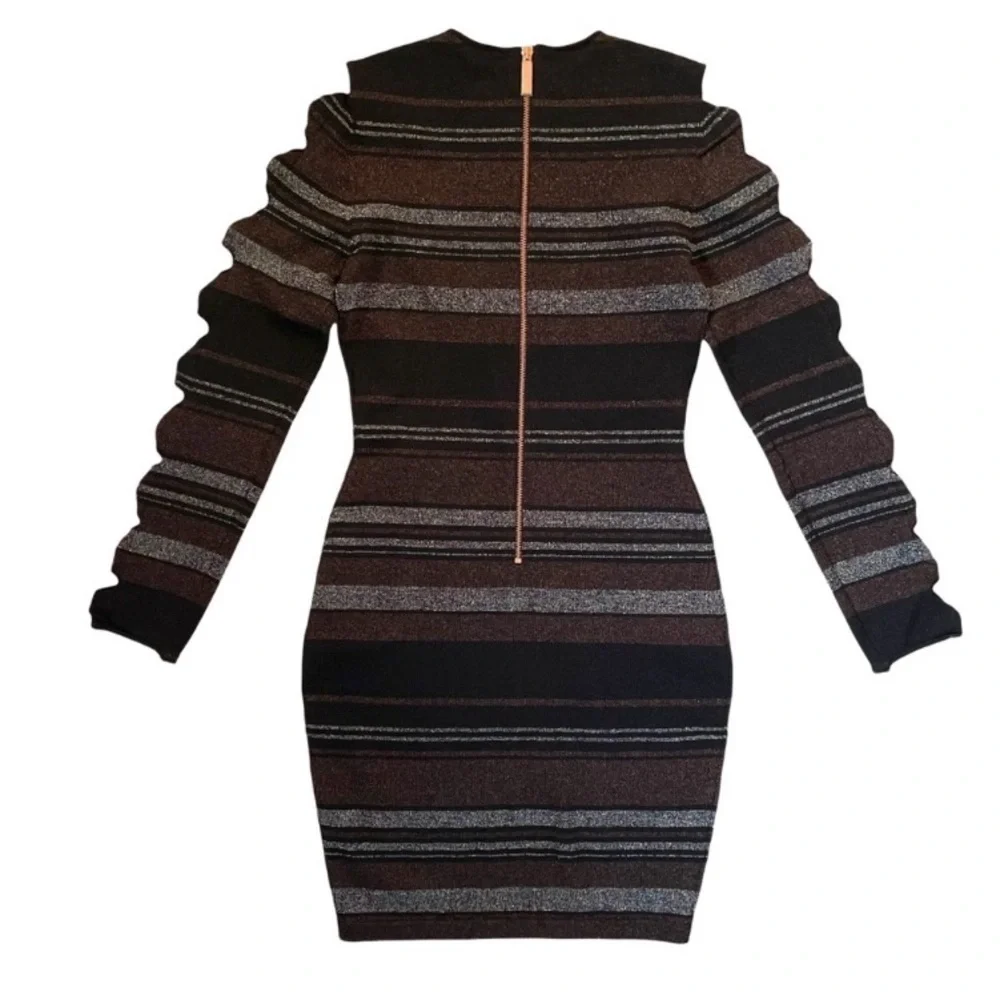 Ted Baker London | Dresses | Nwt Ted Baker London Simona Striped Lurex ...